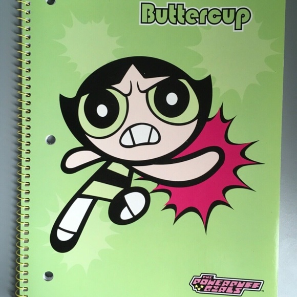 Office | Vintage 200 The Powerpuff Girls Spiral Bound Notebook 50 ...